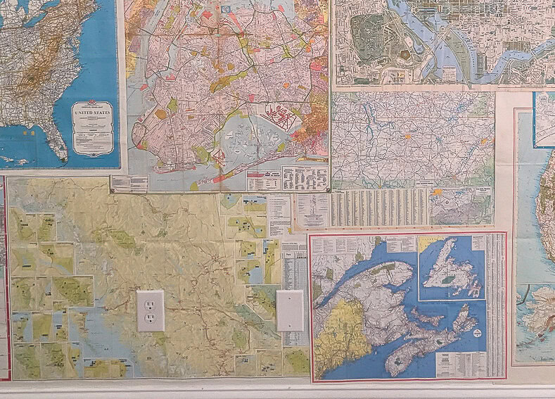 How to Create Beautiful Map Wallpaper Using Vintage Maps