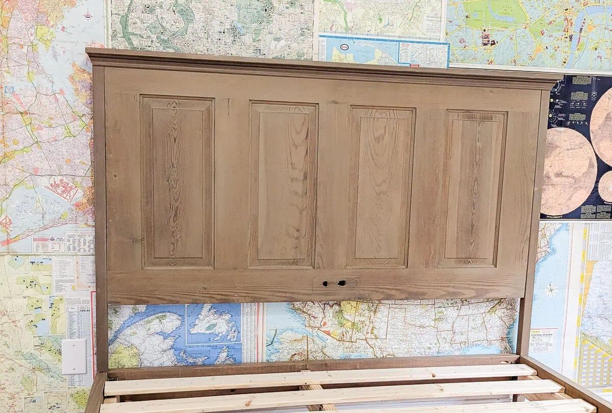 How to Turn an Old Door into a Beautiful Headboard