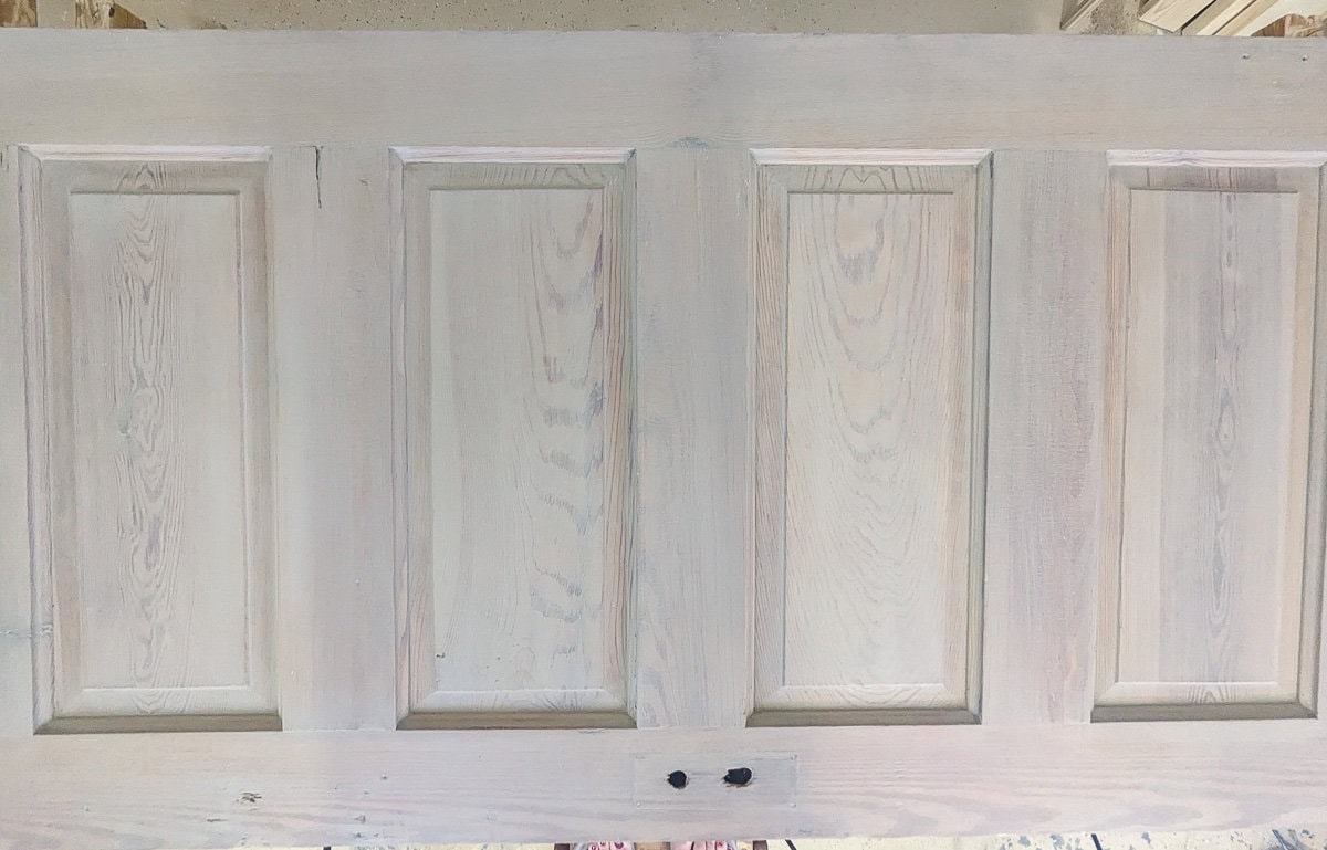 How to Turn an Old Door into a Beautiful Headboard