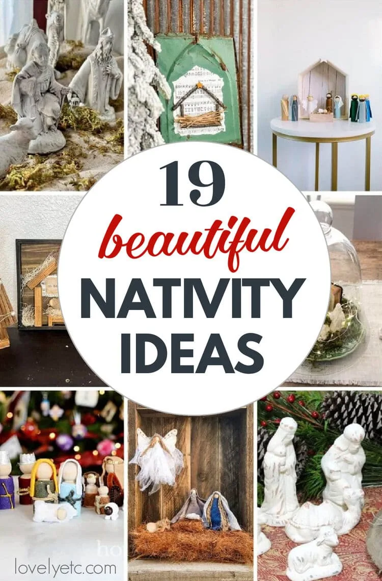 19 Beautiful DIY Nativities to Make for Your Home