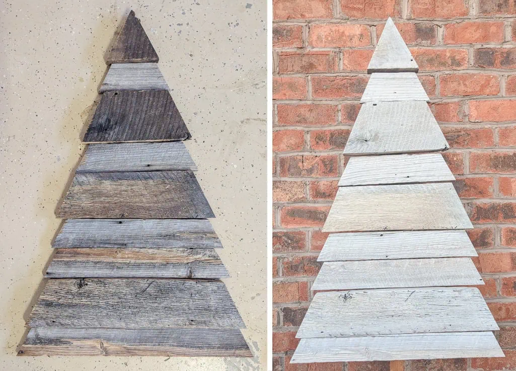 How to Make Cheap and Easy Outdoor Wooden Christmas Trees