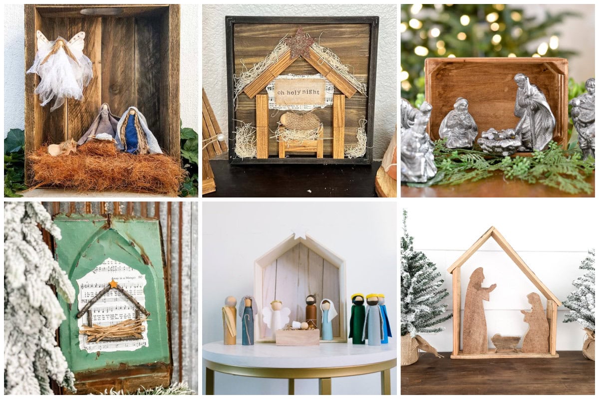 19 Beautiful DIY Nativities to Make for Your Home