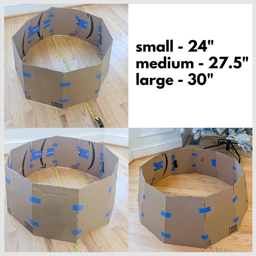 How to Make a Beautiful DIY Christmas Tree Collar for Cheap