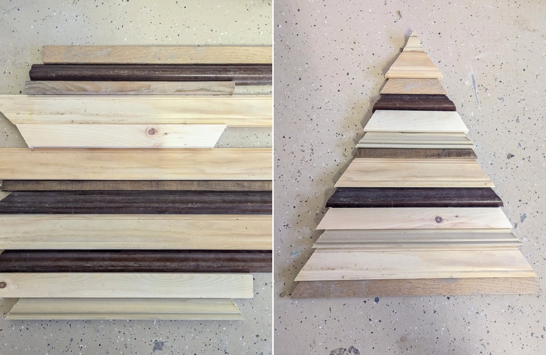 How to Make Cheap and Easy Outdoor Wooden Christmas Trees