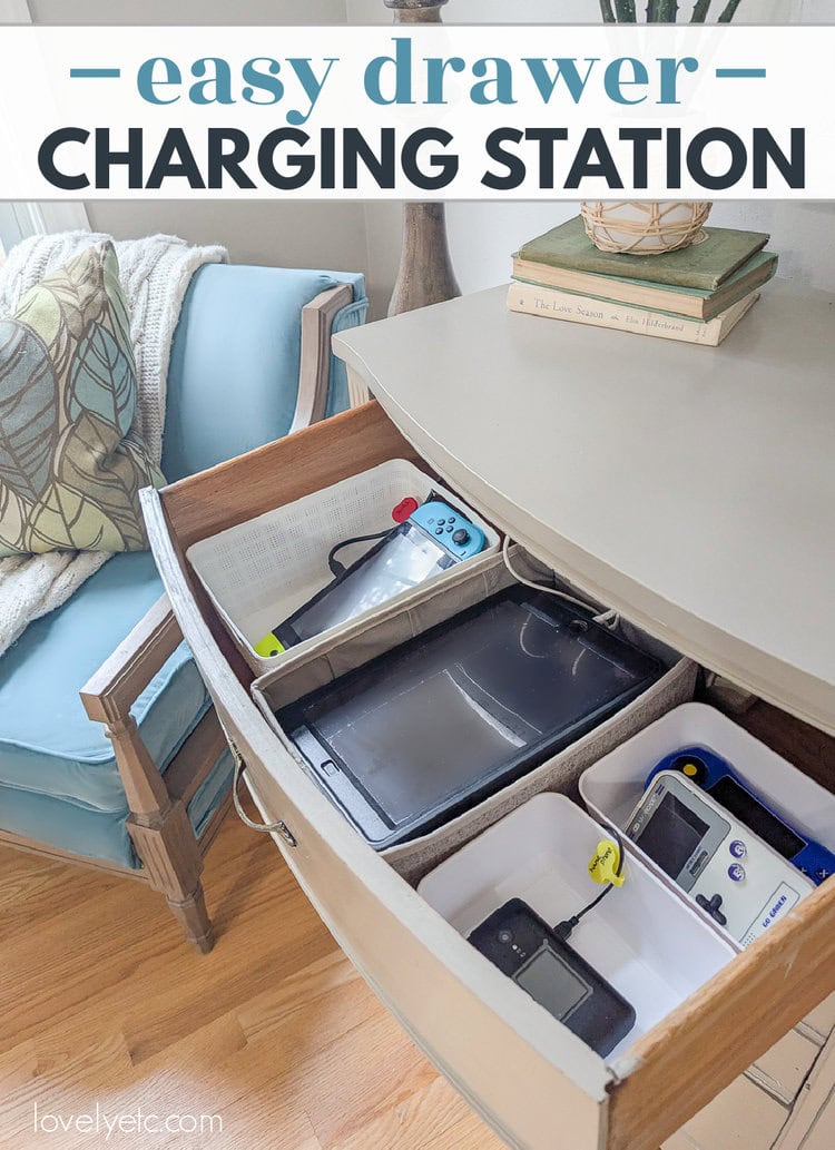 How to Create a DIY Charging Station in any Drawer