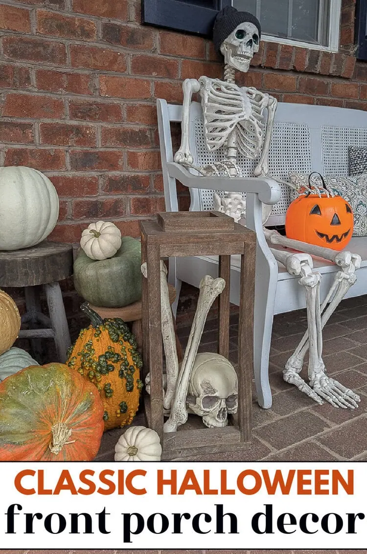 Our Classic Halloween Front Porch full of Easy Decorating Ideas